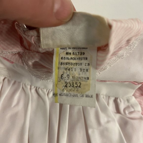 Baby Togs | Dresses | Vintage Baby Togs Dress Size 69 Months Pink White ...